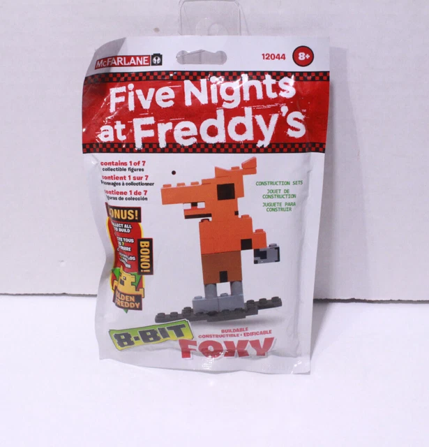 FIVE NIGHTS AT Freddys McFarlane 8-BIT FOXY Construction Set #12044 ...