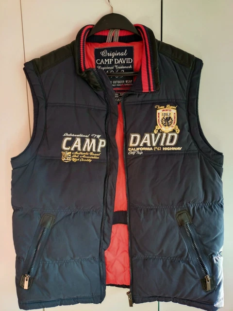 CAMP DAVID HERREN Weste Outdoor Frühling Daunenweste XL EUR 45,00 ...