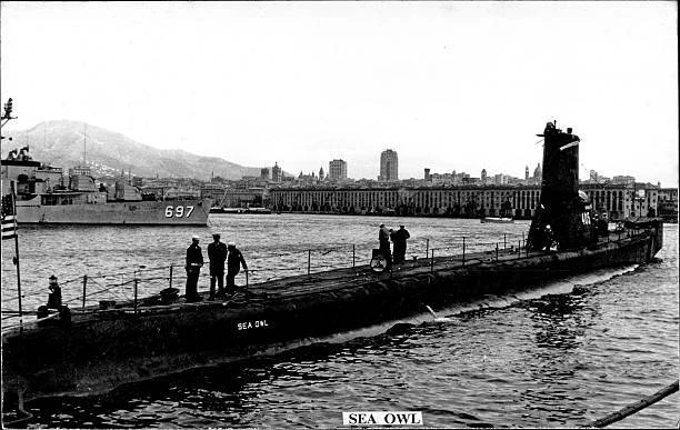 UNITED STATES NAVY Submarine USS Sea Owl SHIPPING NAVAL OLD PHOTO $8.00 ...