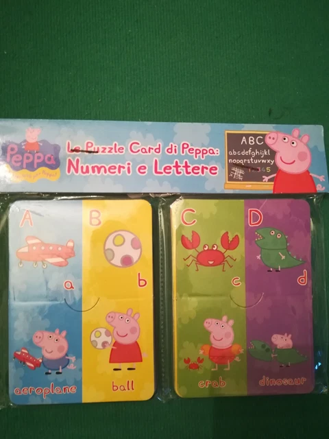PEPPA PIG LETTERS and numbers flashcards. New and unopened in sealed ...