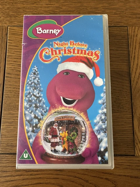 VINTAGE BARNEY THE Lovable Dinosaur VHS Video The Night Before Xmas ... VINTAGE BARNEY THE Lovable Dinosaur VHS Video The Night Before Xmas ...