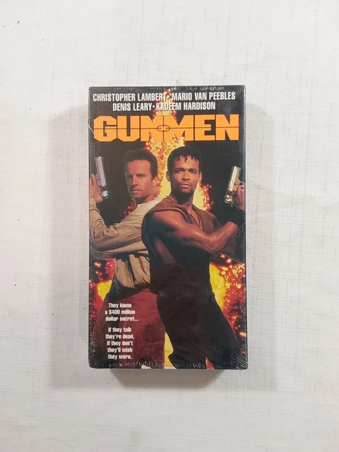 GUNMEN (VHS 1994) Christopher Lambert, Mario Van Peebles, Denis Leary £ ...