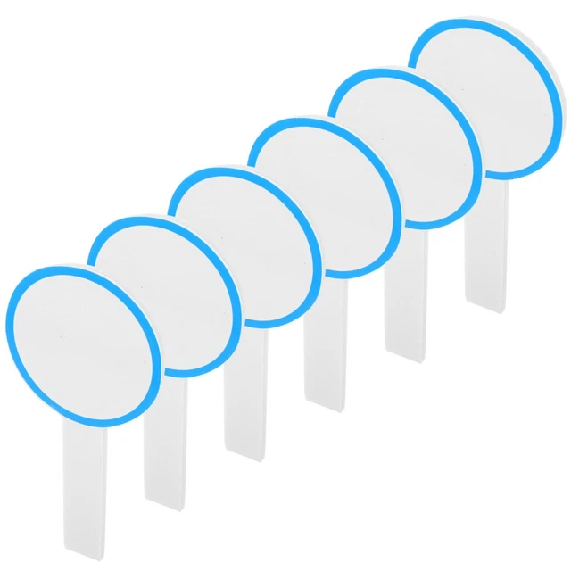 6PCS SINGLE SIDE Scoreboards Blank Writable Scoreboards Handheld ...