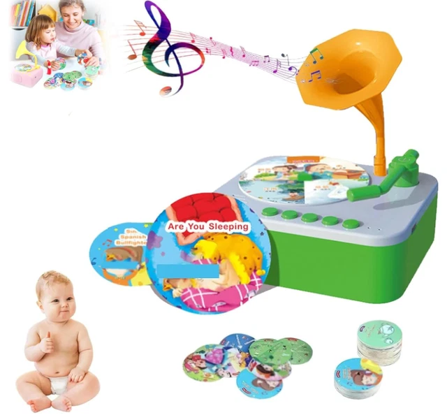 TODDLER GRAMAPHONE,KIDS GRAMAPHONE,KIDS Phonograph Record Player with ...