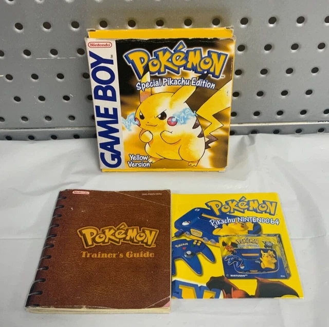 POKEMON YELLOW VERSION Special Pikachu Edition BOX ONLY NO INSERTS NO ...
