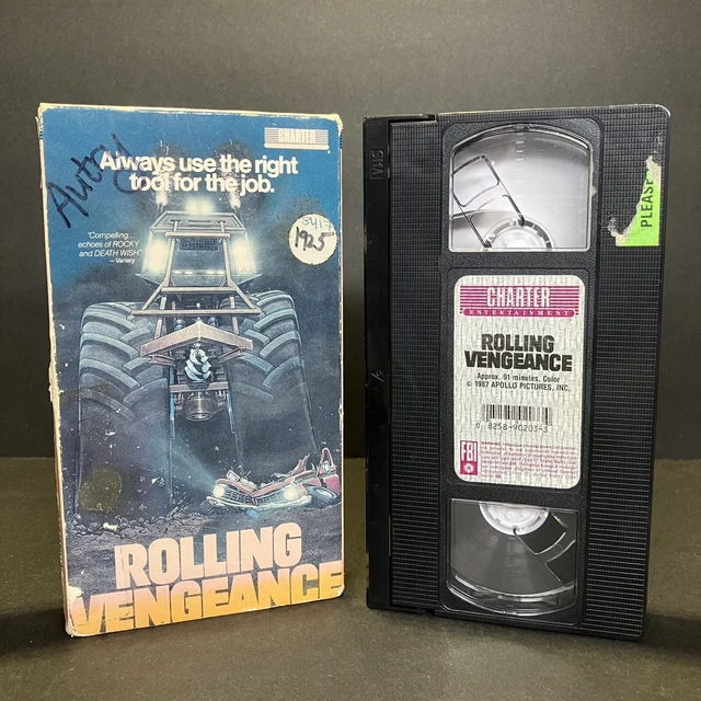 ROLLING VENGEANCE (VHS, 1987) Monster Truck / Horror / Action / Ned ...