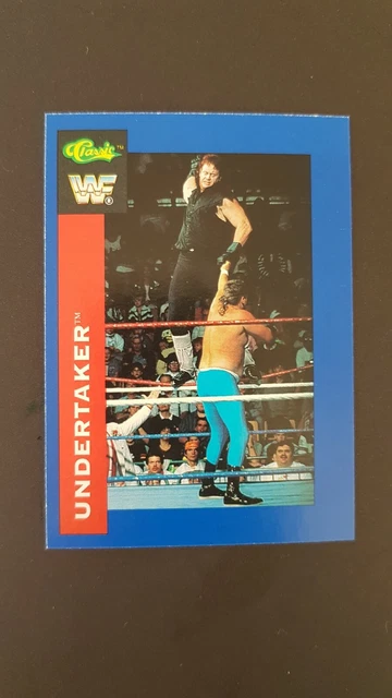 RARE UNDERTAKER 1991 Rookie Classic Card WWE WWF WCW Wrestling - 88 $35 ...