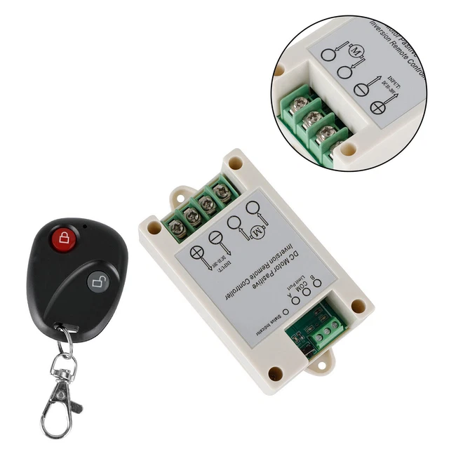 DC MOTOR LINEAR Actuator Controller Wireless Remote Control Kit Auto ...