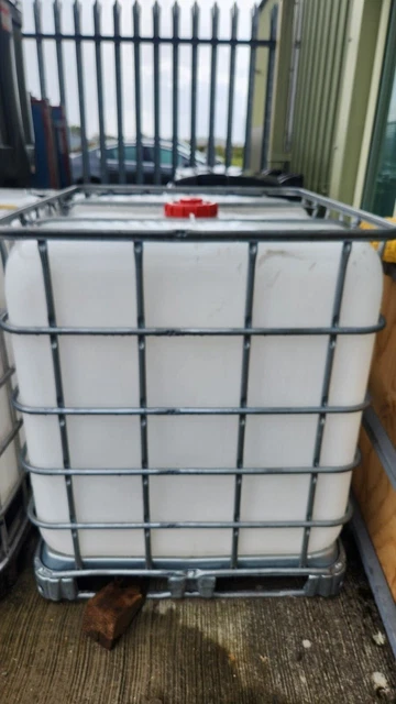 IBC WHITE WATER Tank. 1000 Litre IBC Container £40.00 - PicClick UK