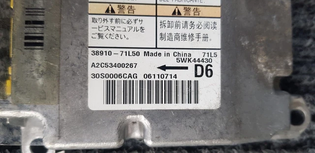 SUZUKI SWIFT FZ FZC82S 02/2011 - 6/2017 Genuine Air-Bag Module / SDM ...