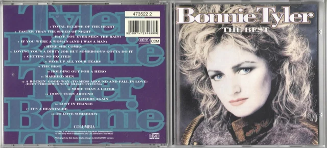 BONNIE TYLER / THE BEST (Greatest Hits) / 1993 CD ALBUM (Columbia) EUR ...