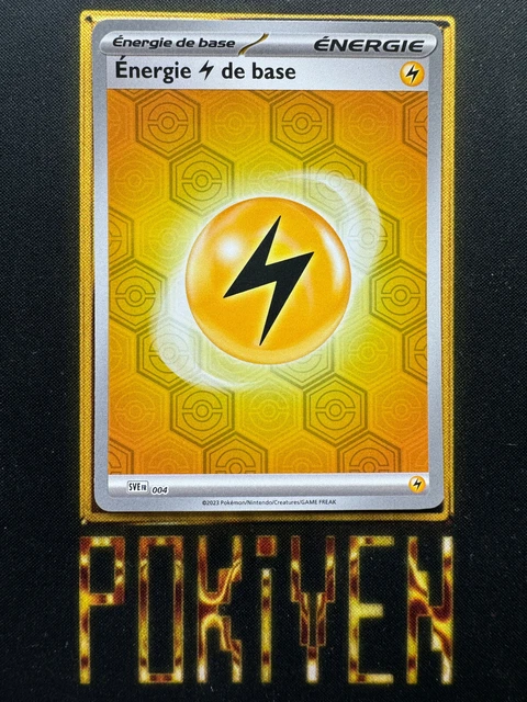 CARTE POKÉMON ENERGIE Electrique Reverse SVE 004 EV06.5 Fable Nébuleuse ...
