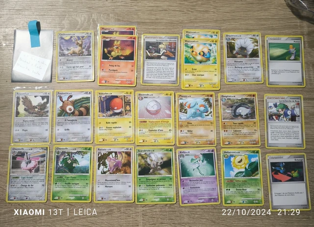 LOT DE 22 Cartes Pokemon Diamant Et Perle Merveilles Secrétes EUR 7,00 ...