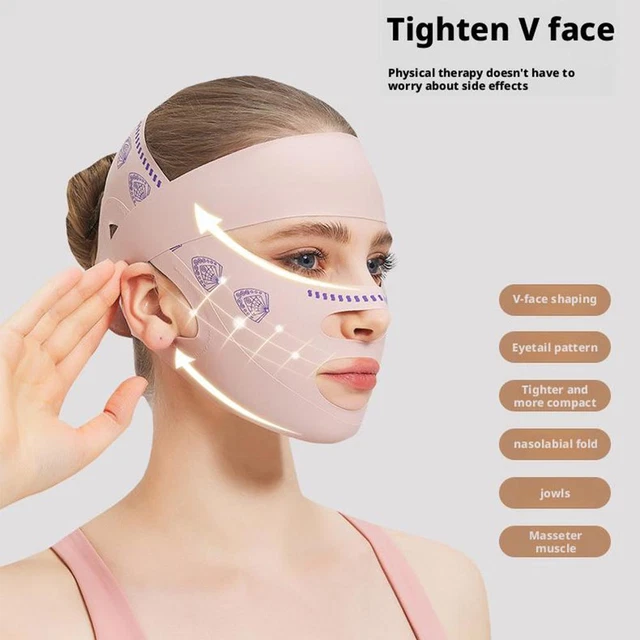 V FACE BANDAGE Mask Beauty Face Sculpting SleepMask with Forehead ...