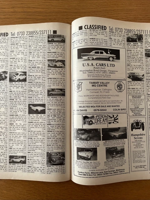 POPULAR CLASSICS MAGAZINE January 1990 mini coopers tr7 including ...