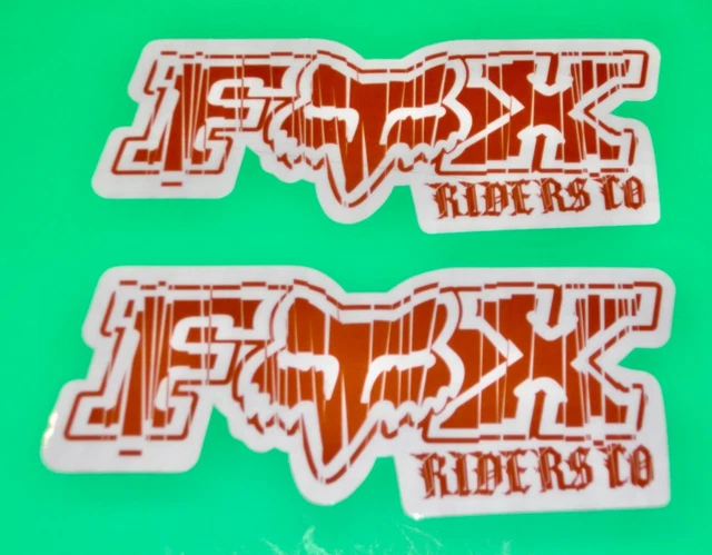 FOX RACING MOTOCROSS Atv Quad Skateboard Bmx Burnt Orange Chucky ...