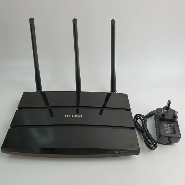 TP-LINK AC1200 WIRELESS VDSL ADSL Modem Router Archer VR400 Fiber Dual ...