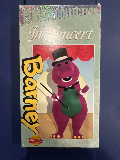 BARNEY IN CONCERT VHS Tape Movie Home Video 2000 Classic Collection VG ...