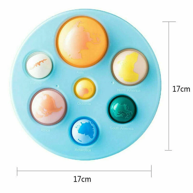 SOLAR SYSTEM POPIT Simple Dimple Fidget Toys Eight Planets Sensory ...