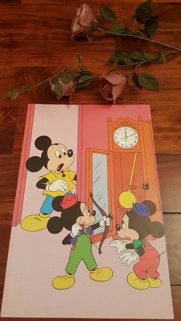 MICKEY MOUSE ORIGINAL 1980s Poster *DISNEY* £3.50 - PicClick UK
