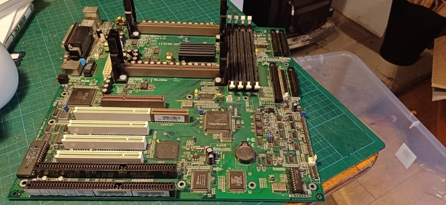 RETRO MOTHERBOARD LEGEND qdi p6i440bx/dp brilliant IV Intel Pentium ...