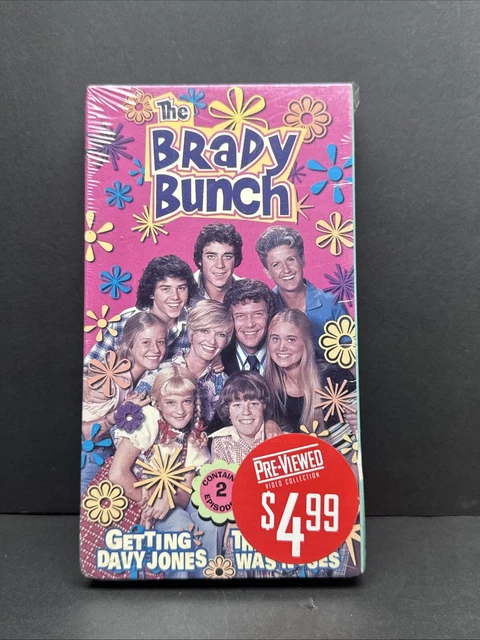 SEALED VHS GETTING Davy Jones & The Subject Was Noses The Brady Bunch ...