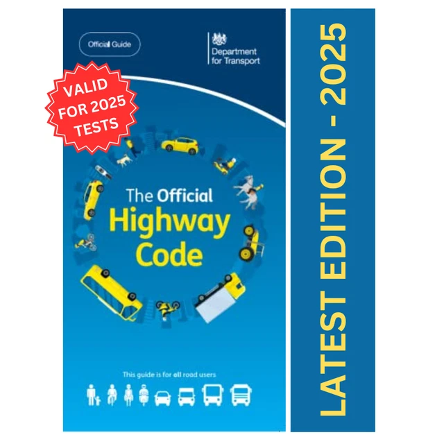 HIGHWAY CODE BOOK 2025 Official DVSA Valid for All Tests Latest Edition ...