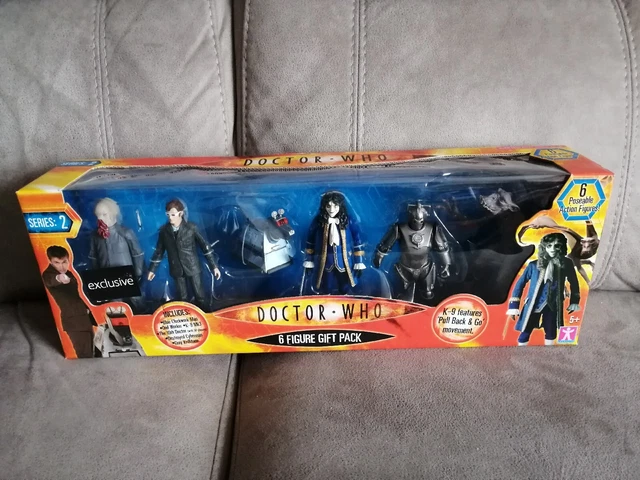 DOCTOR WHO SERIES 2 Exclusive 6 Figure Collectors Set ~ 10th Dr, K-9 ...