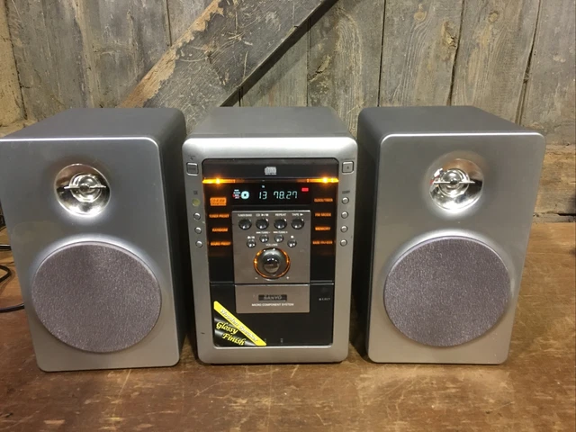 SANYO DC-MM5000 MICRO Component System AM/FM Radio CD Player Cassette ...