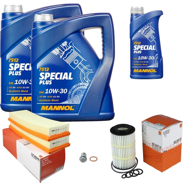 MAHLE PACCHETTO ISPEZIONE 11 L MANNOL Special Plus 10W-30 per Mercedes ...