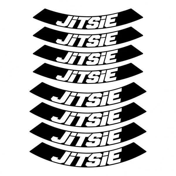 JITSIE TRIALS BIKE Wheel Rim Sticker Decal Kit Beta Gas Gas Sherco Trs ...