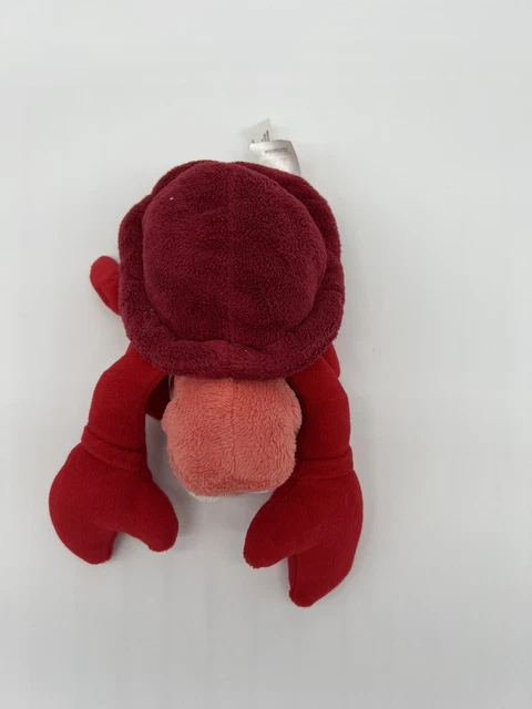 DISNEY STORE SEBASTIAN The Little Mermaid Crab Plush Stuffed Animal Toy ...