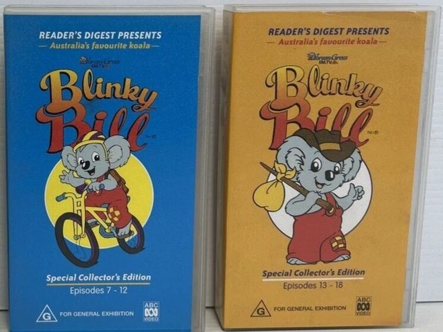 BLINKY BILL SPECIAL Collectors Edition VHS Episodes 7-18 NEW SEALED £24 ...