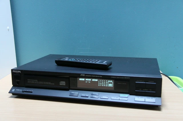 VINTAGE COMPACT DISC Player/Lecteur CD Philips cd-473 TBE EUR 149,00 ...