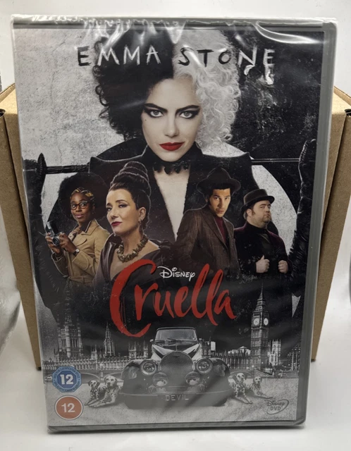 WALT DISNEY CRUELLA DVD Emma Stone NBrand New & Sealed **FREE P&P** £3. ...