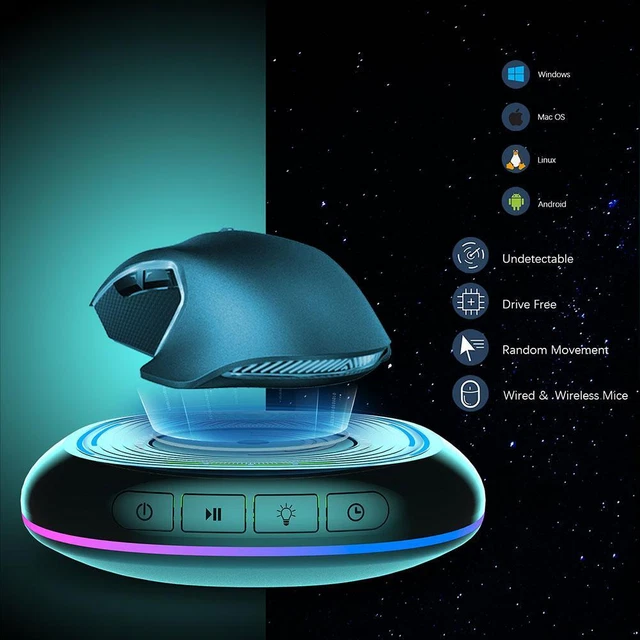 MOUSE JIGGLER MOUSE Mover JIggler Low Profile No Computer Sleep ...