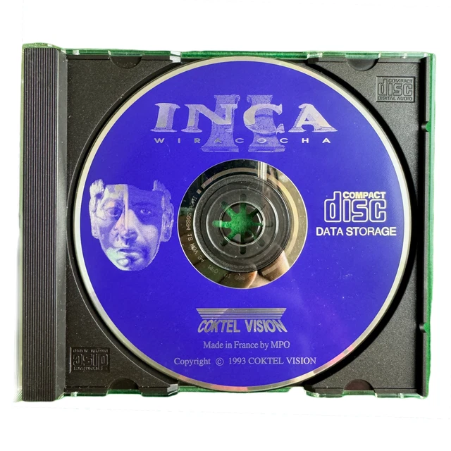 INCA II WIRACOCHA DOS PC Coktel Vision Region frei akzeptabel neuwertig ...
