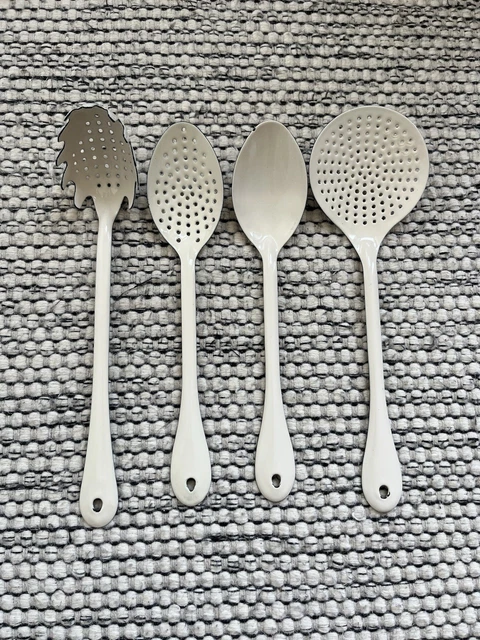 NIGELLA LAWSON / Sebastian Conran Living Kitchen X4 Enamel Utensils £44 ...