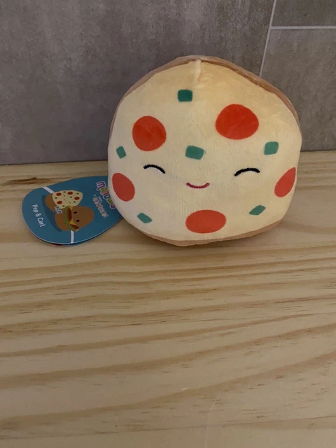 SQUISHMALLOW 5” FLIP A Mallow Pep & Carl Soft Toy Plush Pizza Cheese ...