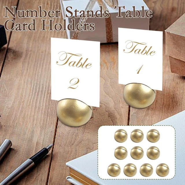 CARTE NUMERICHE TAVOLO rotonde, supporto numeri tavolo rotondo, scheda ...