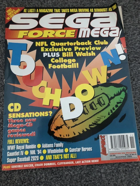 SEGA FORCE MEGA Magazine (Vol 2 No5, 1993) - Gunstar Heroes, WWF Royal ...