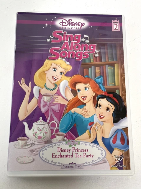 DISNEY PRINCESS SING-ALONG Songs Volume 2: Enchanted Tea Party (DVD ...
