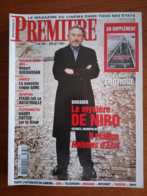 PREMIÈRE N° 365 De Niro Harry Potter Sienna Miller Les Simpson Grand ...