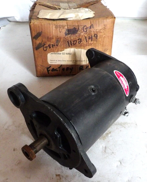 REBUILT 58 59 60 61 62 Delco Remy 12 Volt Generator Gm Chevy 283 327 ...