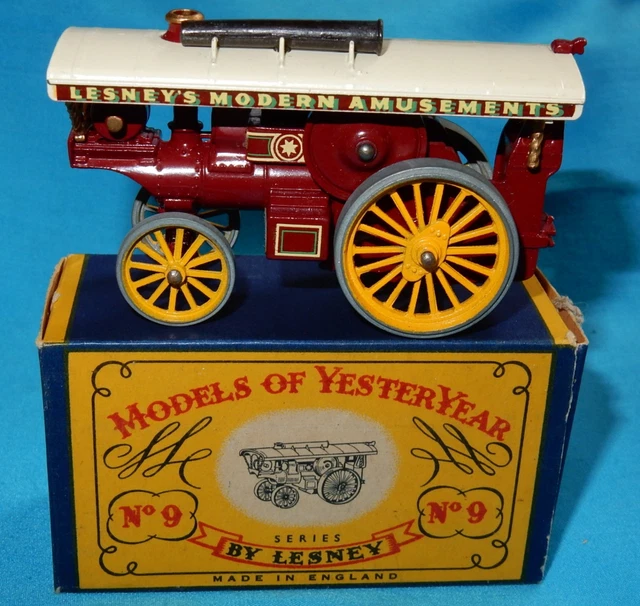 MATCHBOX LESNEY MOY Models Of Yesteryear Y9-1 Showmans Fowler Engine ...