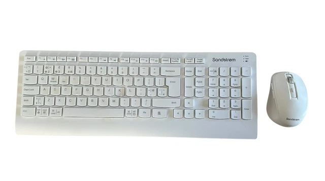 SANDSTROM SWLCS23 WIRELESS Keyboard and Mouse Nano Receiver DPI Switch ...