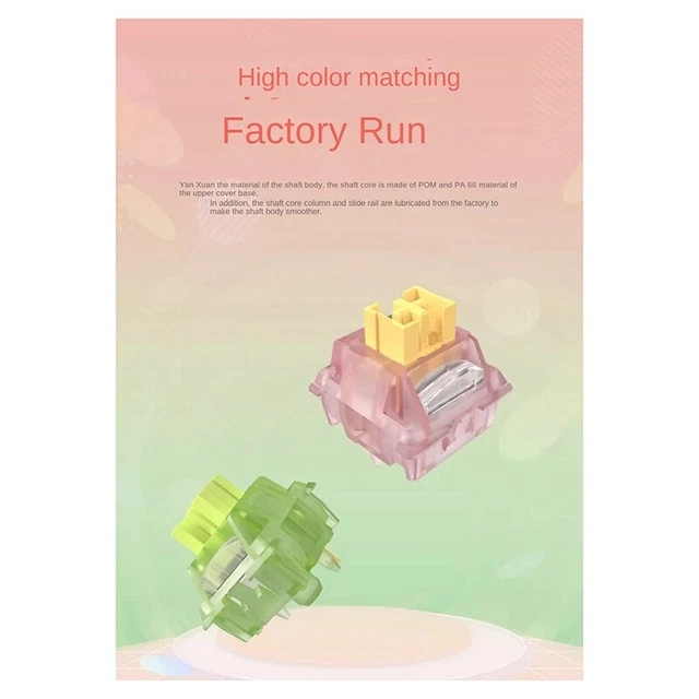 V3 SWITCH LUBED Silent V3 Switches Mechanical Keyboard Linear Tactile ...