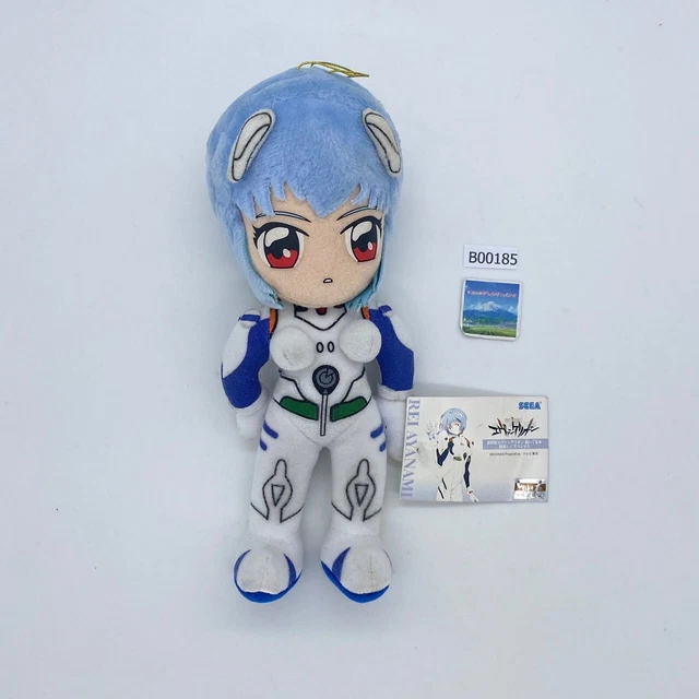REI AYANAMI B185 Neon Genesis Evangelion SEGA 2001 Plush 8" TAG Toy ...