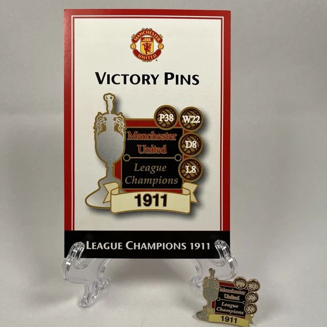 MANCHESTER UNITED FC MUFC Victory Pins - Pin Badge & FA Cup Winners ...