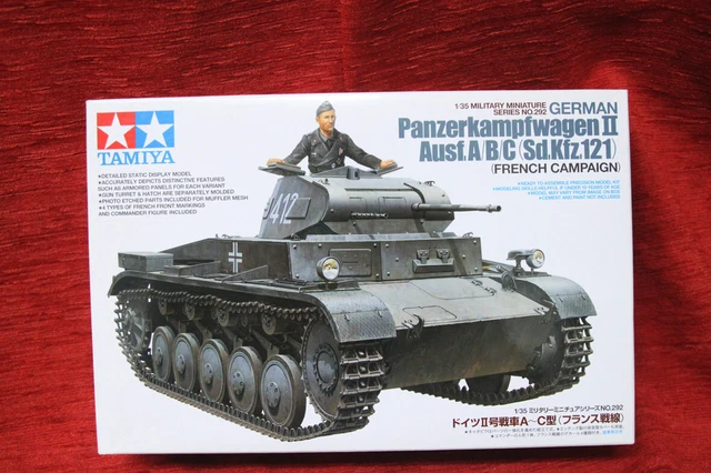 1:35 TAMIYA 35292 Sd.Kfz.121 Panzerkampfwagen II Ausf. A/B/C OVP EUR 31 ...